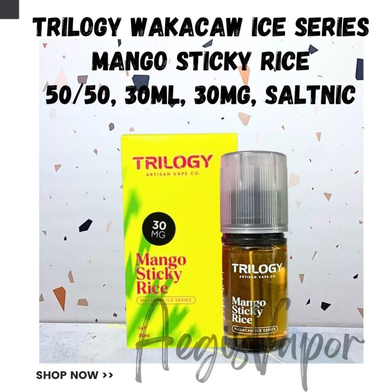 Trilogy Wakacaw Mango Sticky Rice 30ml 30mg Saltnic – Aegis Vapor Store